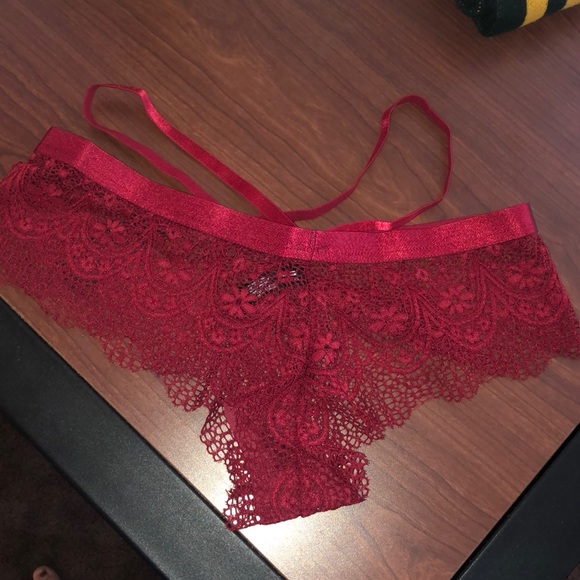 Fashion Nova | Intimates & Sleepwear | Fashionnova Red Lacy Panties ...